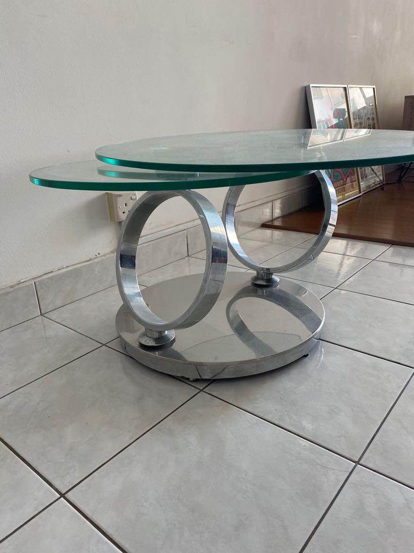 Designer coffee table (two level), Furniture & Home Living, Furniture ...