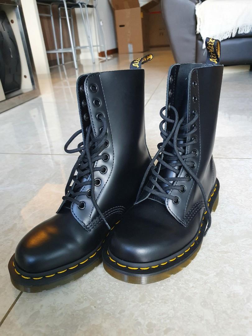 Dr Martens 1490 10 eyelets (Smooth ), Women's Fashion, Footwear, Boots ...