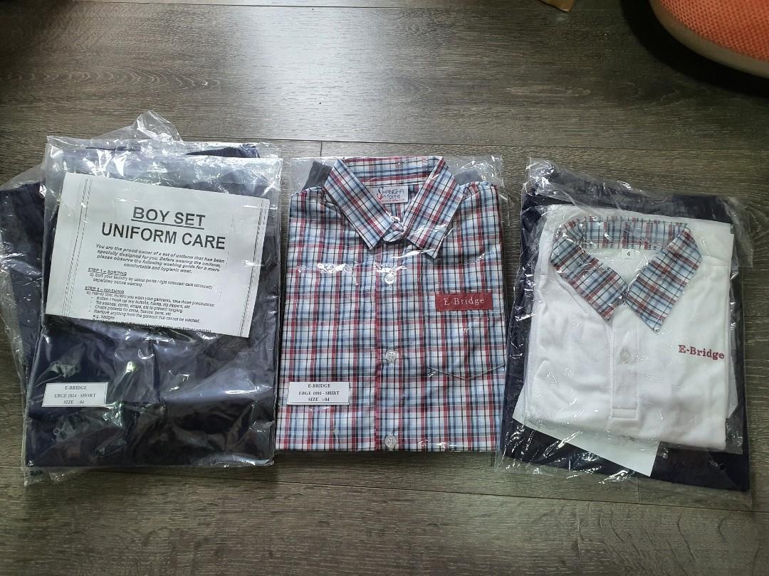 Ebridge E Bridge Pre School Uniform for boys, size 3 and 4, free normal ...