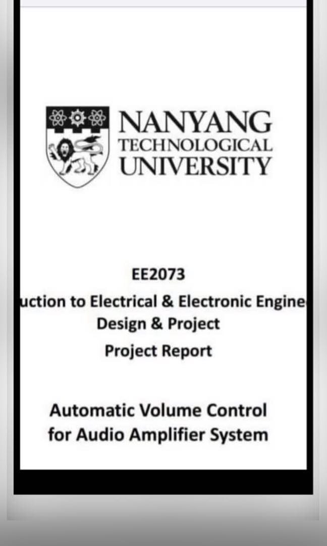 EE2073 final report, Computers & Tech, Office & Business Technology on ...