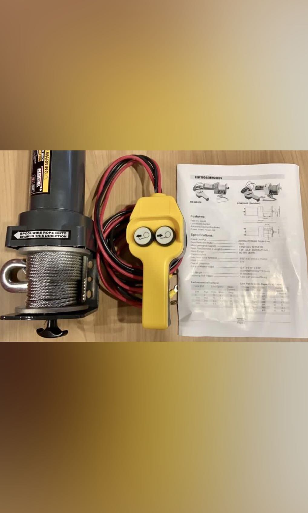 Electrical Winch, Hobbies & Toys, Stationery & Craft, Craft Supplies ...