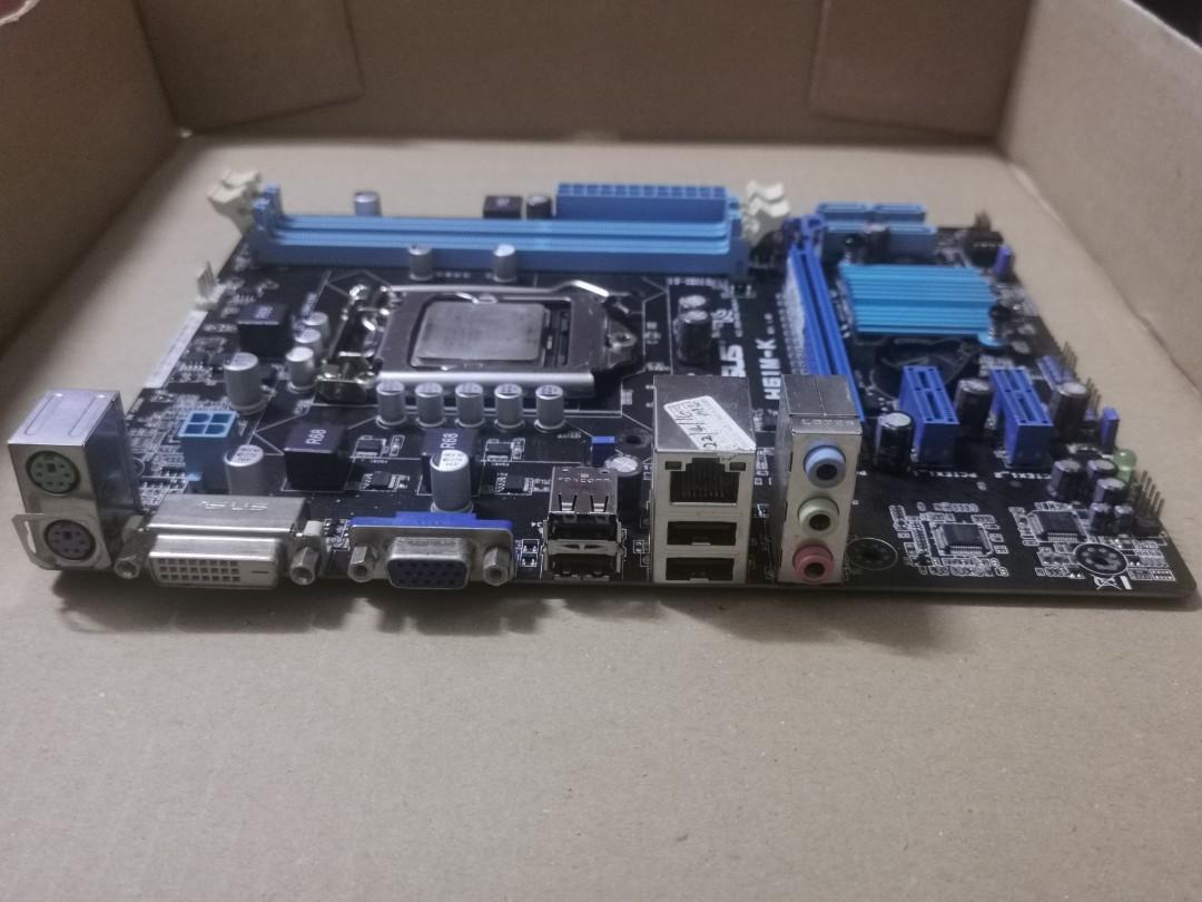 Faulty Motherboard Asus H61M-K & Intel i3-2100 SRO5C 3.10Ghz, Computers & Tech, Parts ...