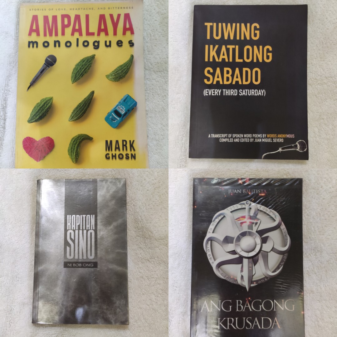 Filipino Books (Ampalaya Monologues, Tuwing Ikatlong Sabado, Kapitan ...