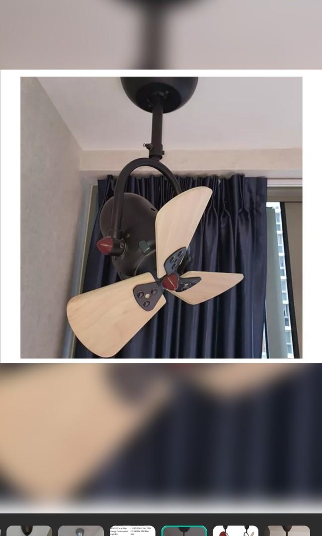 Fino Vento 1 Ceiling Fan NSB designer fan helicopter fan, Furniture ...