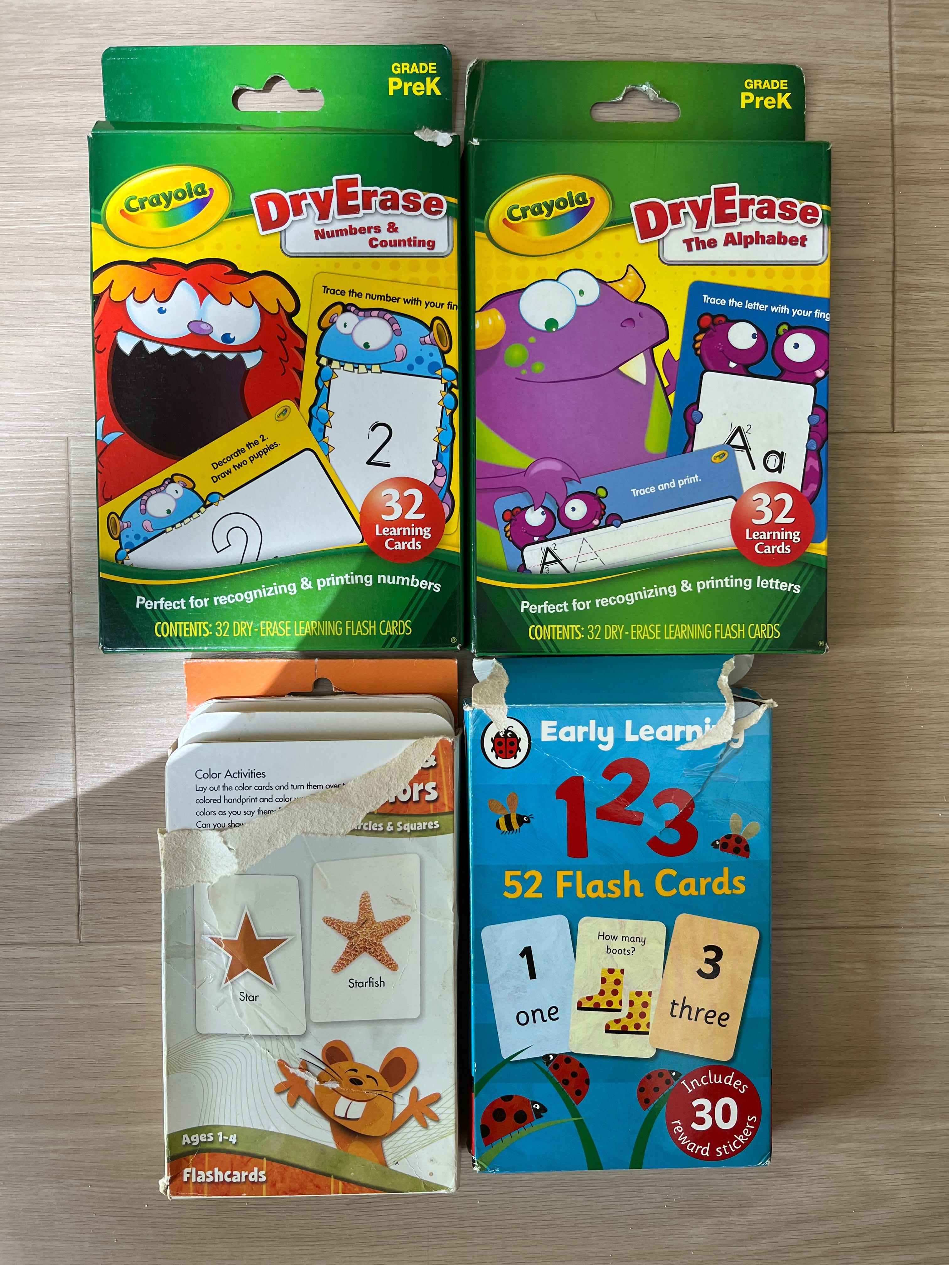 Flash cards & dry erase cards, Hobbies & Toys, Stationery & Craft ...