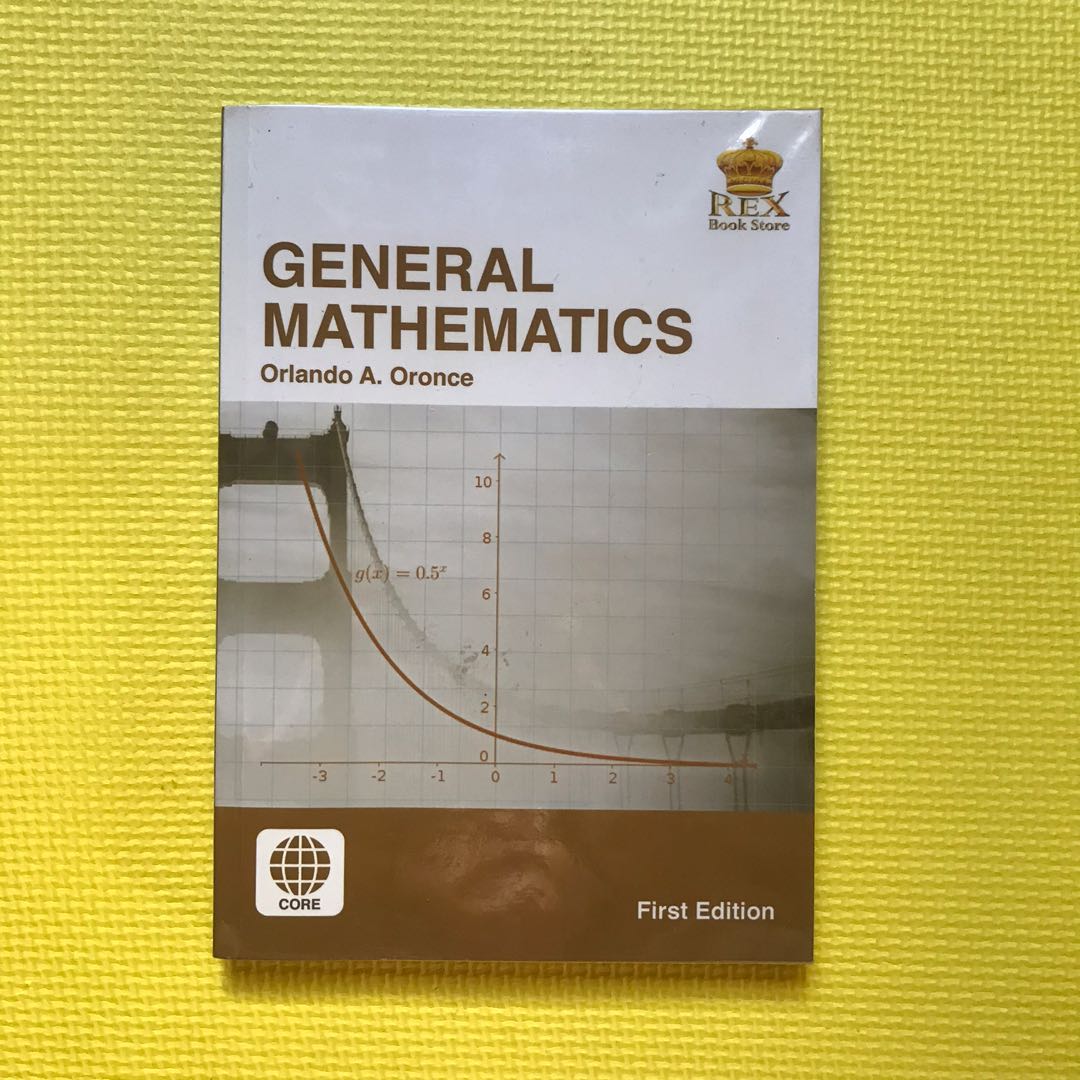 SHS BOOK: GENERAL MATHEMATICS (REX) (Grade 11), Hobbies & Toys, Books ...