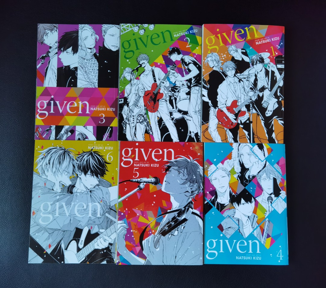 [6-SET] Given BL Yaoi Manga Vol. 1-6 (English|Sublime), Hobbies & Toys ...