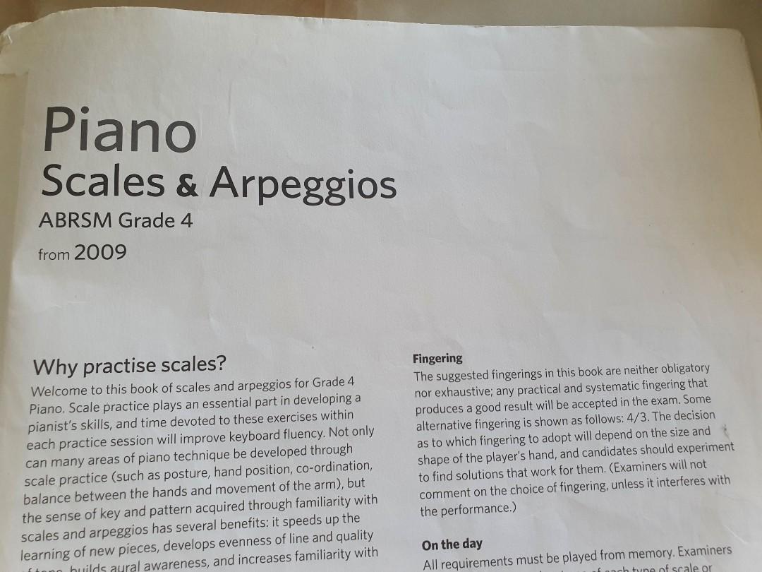 Grade 4 piano music book, Hobbies & Toys, Music & Media, Music Scores ...