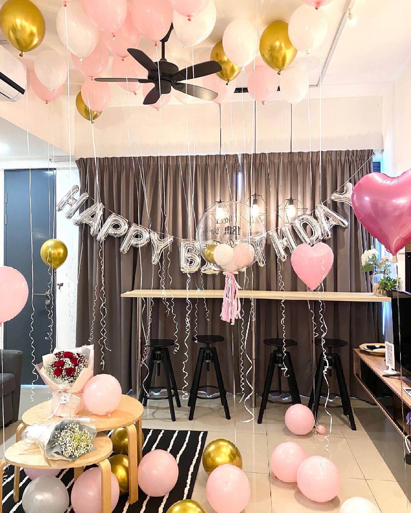 Happy birthday decorations setup, Hobbies & Toys, Stationery & Craft ...