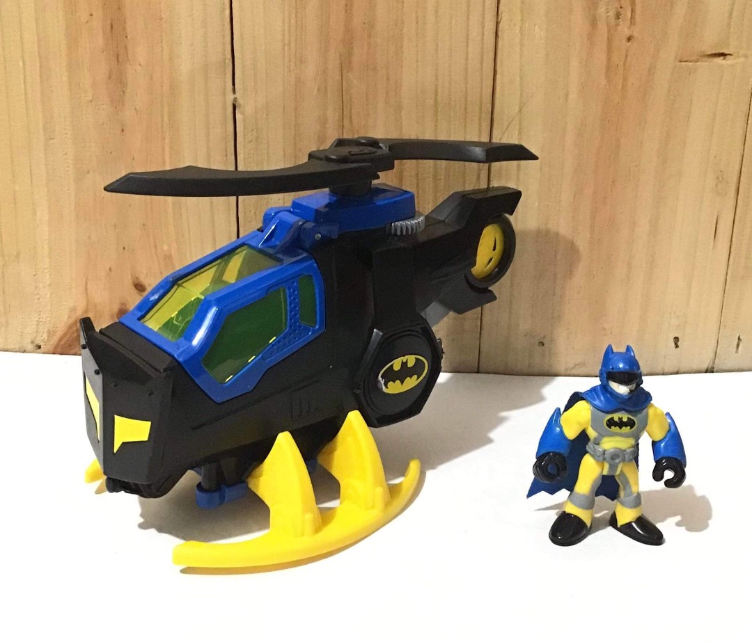 Imaginext Batman and Batcopter, Hobbies & Toys, Toys & Games on Carousell