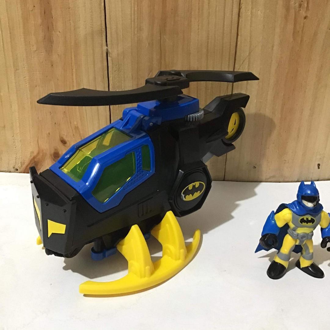 Imaginext Batman and Batcopter, Hobbies & Toys, Toys & Games on Carousell