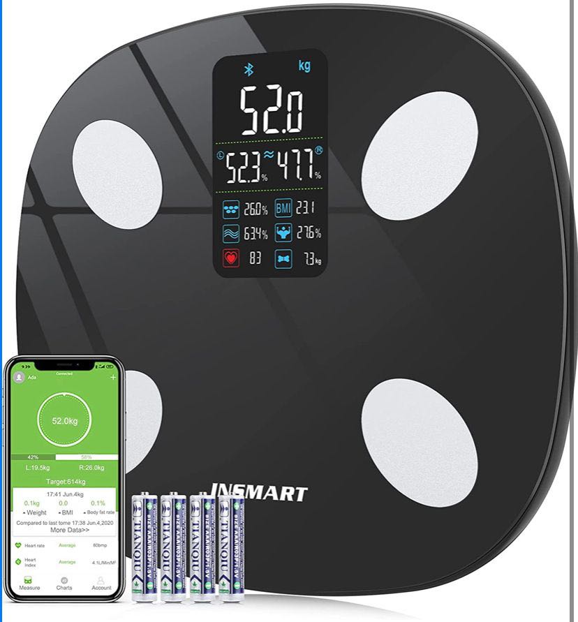 INSMART Body Fat Scales, People with App, Advanced Digital Personal ...