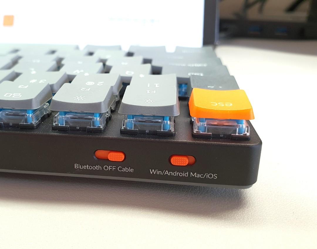 Keychron K3 Version 2 RGB Bluetooth Gateron Blue mechanical keyboard ...