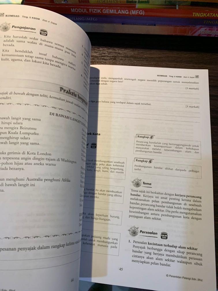 KOMSAS Tingkatan 5 | Antologi Dirgahayu Bahasaku Novel Kabus di ...