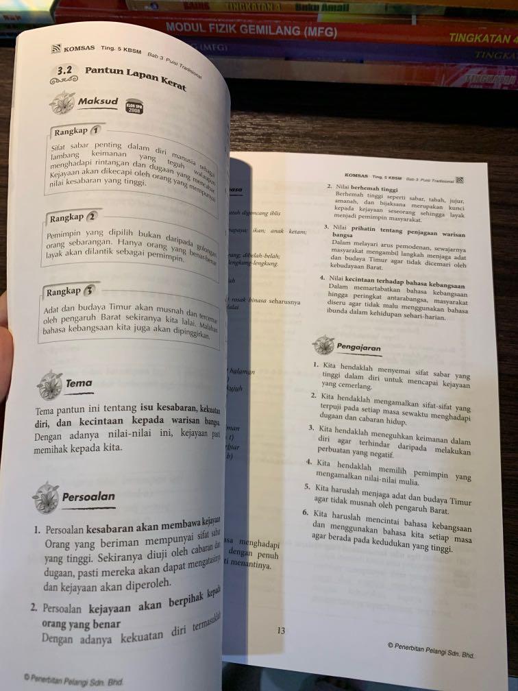 KOMSAS Tingkatan 5 | Antologi Dirgahayu Bahasaku Novel Kabus di ...