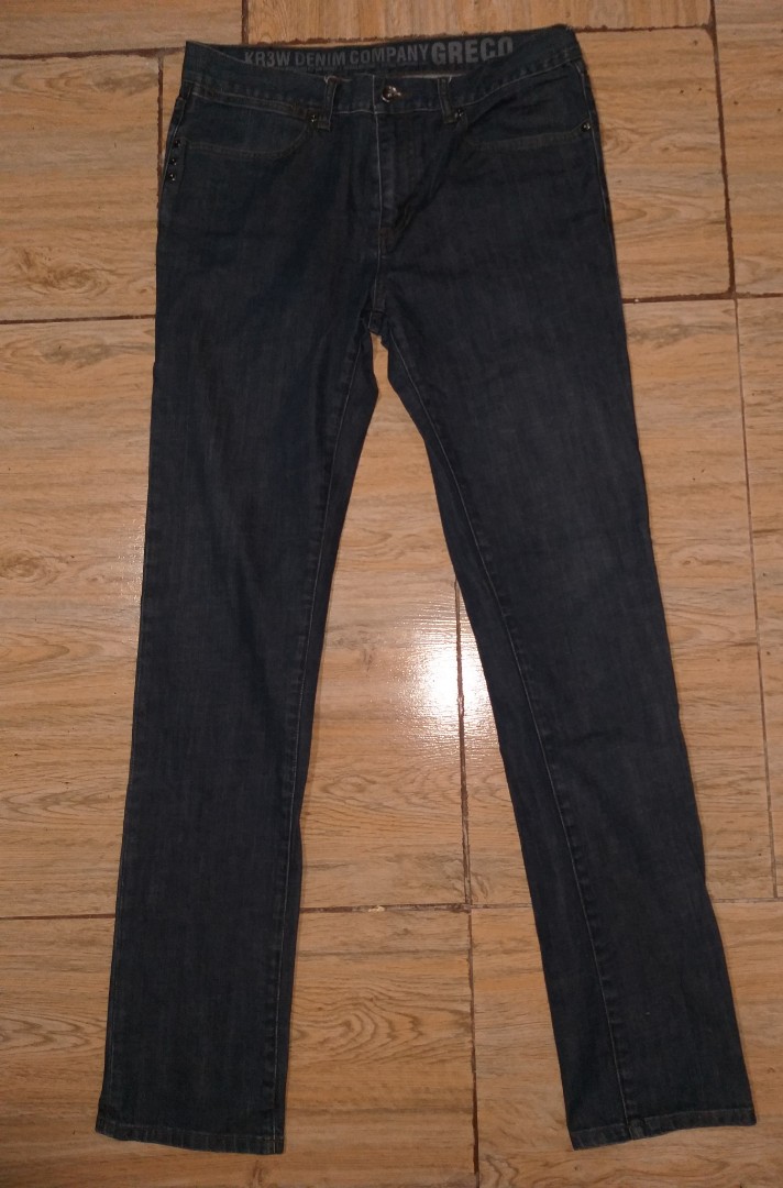 Krew jim greco jean 34, Men's Fashion, Bottoms, Jeans on Carousell