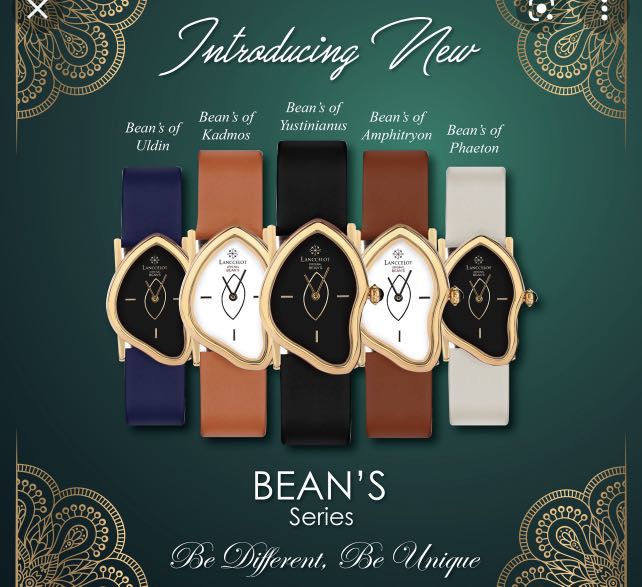 Lanccelot Bean watch, Luxury, Watches on Carousell