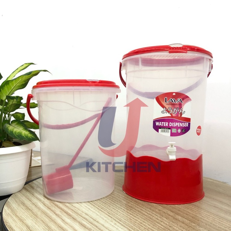 Lava Rice Grains Water Container Water Dispenser with Stand 24L ...