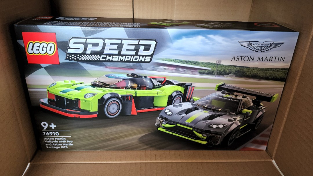 Lego 76910 Speed Champions Aston Martin Valkyrie AMR Pro and Vantage ...