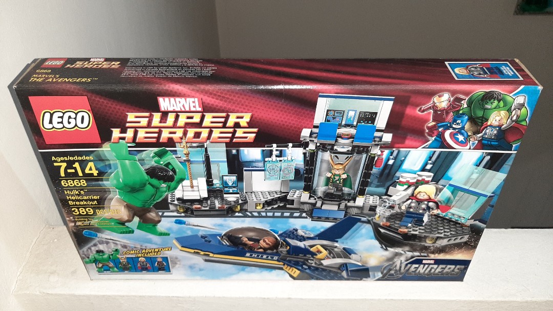 LEGO Marvel Super Heroes/ Avengers 6868 - Hulk's Helicarrier Breakout ...
