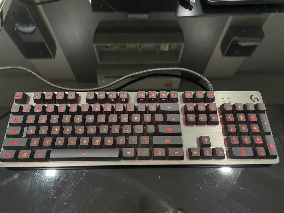 Logitech G413 Gaming Laptop Carbon Mechanical blacklist Light keyboard ...