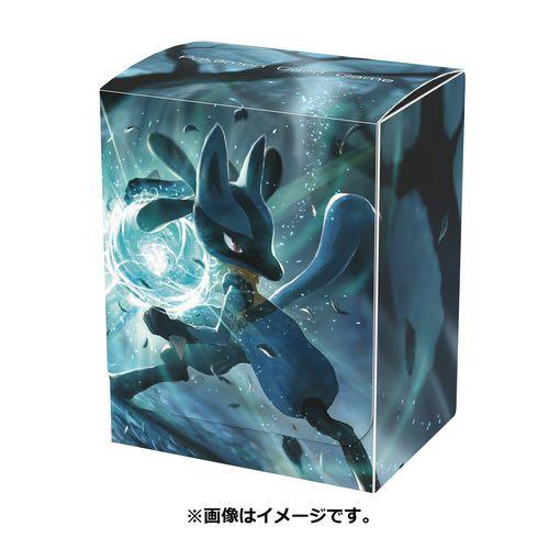 Lucario Card sleeve deck box pokemon trading card game, Hobbies & Toys ...