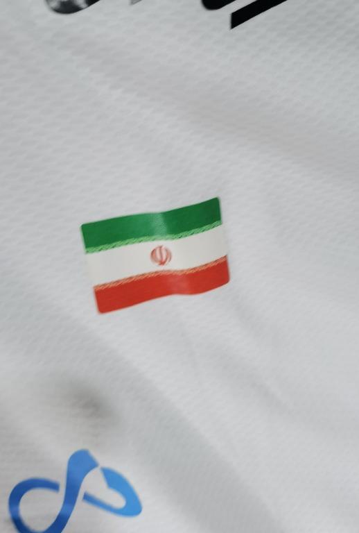 Merooj Official Iran Volleyball National Team Polo Shirt (White), Men's ...