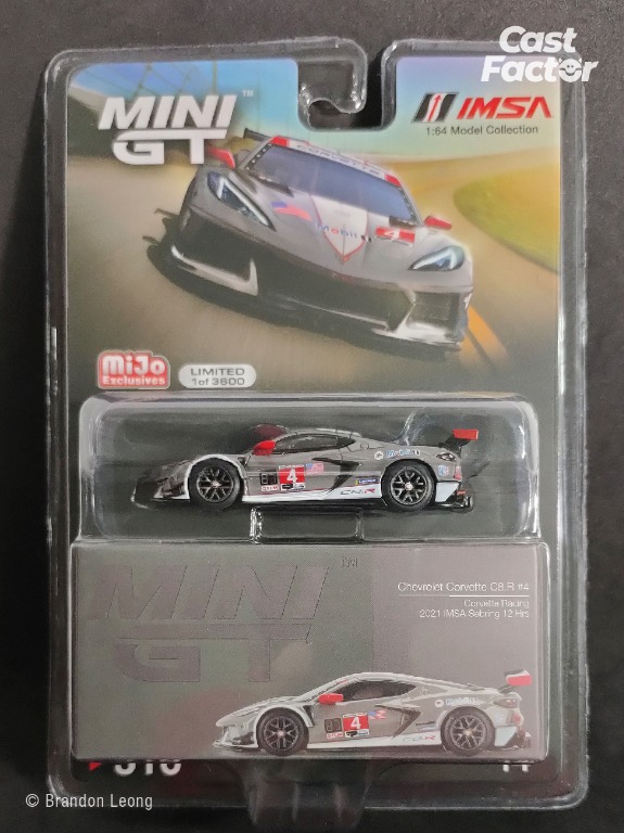 Mini GT #316 Chevrolet Corvette C8.R #4 Corvette Racing 2021 IMSA ...