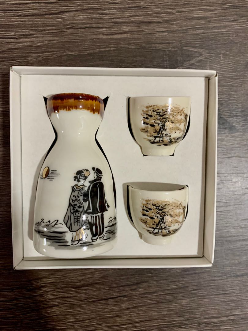 Mini sake set, Furniture & Home Living, Kitchenware & Tableware, Other ...