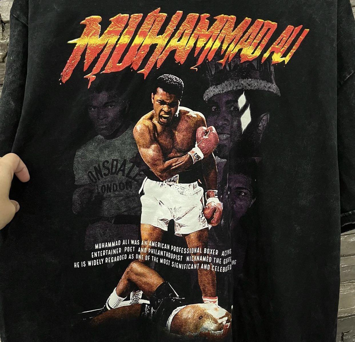 Muhammad Ali Toxic 1805 Vintage Tee Shirt, Men's Fashion, Tops & Sets ...