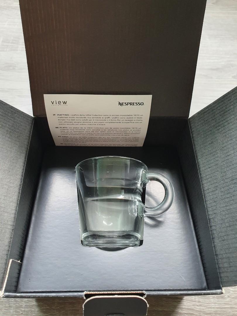 Nespresso View Cappuccino cups, Expresso cup, Glass Flask Water Bottle ...