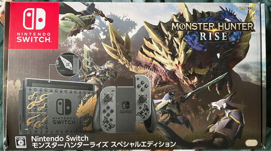 Nintendo Switch - Monster Hunter Rise Edition, Video Gaming, Video Game ...