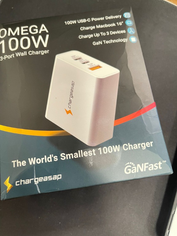 OMEGA 100w fast charger, Mobile Phones & Gadgets, Mobile & Gadget ...