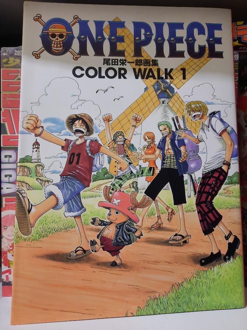 One Piece Color Walk 1 Manga Illustration Book, Hobbies & Toys, Books ...