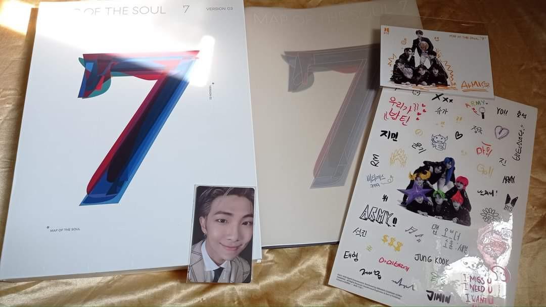 ONHAND BTS MOTS:7 MOTS7 MAP OF THE SOUL 7 COMPLETE INCLUSIONS SET ...