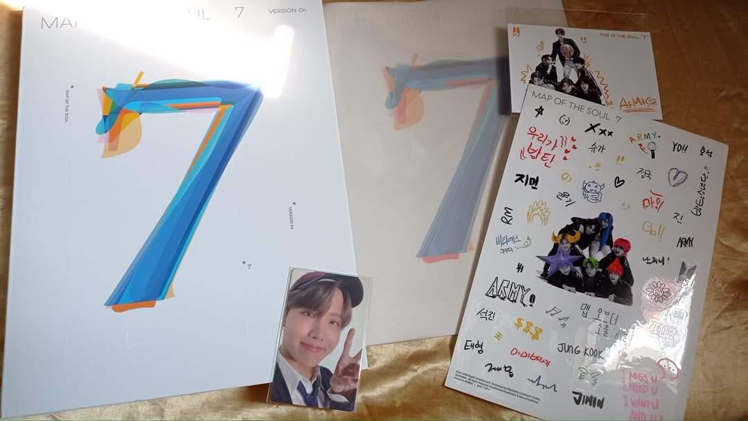 ONHAND BTS MOTS:7 MOTS7 MAP OF THE SOUL 7 COMPLETE INCLUSIONS SET ...