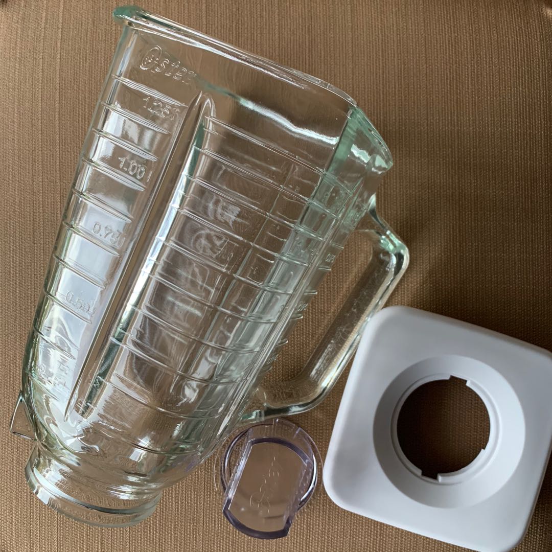 Oster glass jar osterizer pitcher with lid, TV & Home Appliances ...