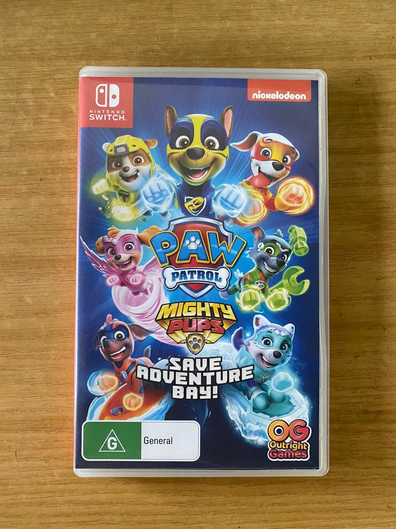 Paw Patrol Mighty Pups Nintendo Switch, Video Gaming, Video Games ...