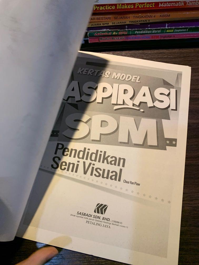 Pendidikan Seni Visual SPM KERTAS MODEL PEPERIKSAAN NEW, Hobbies & Toys ...