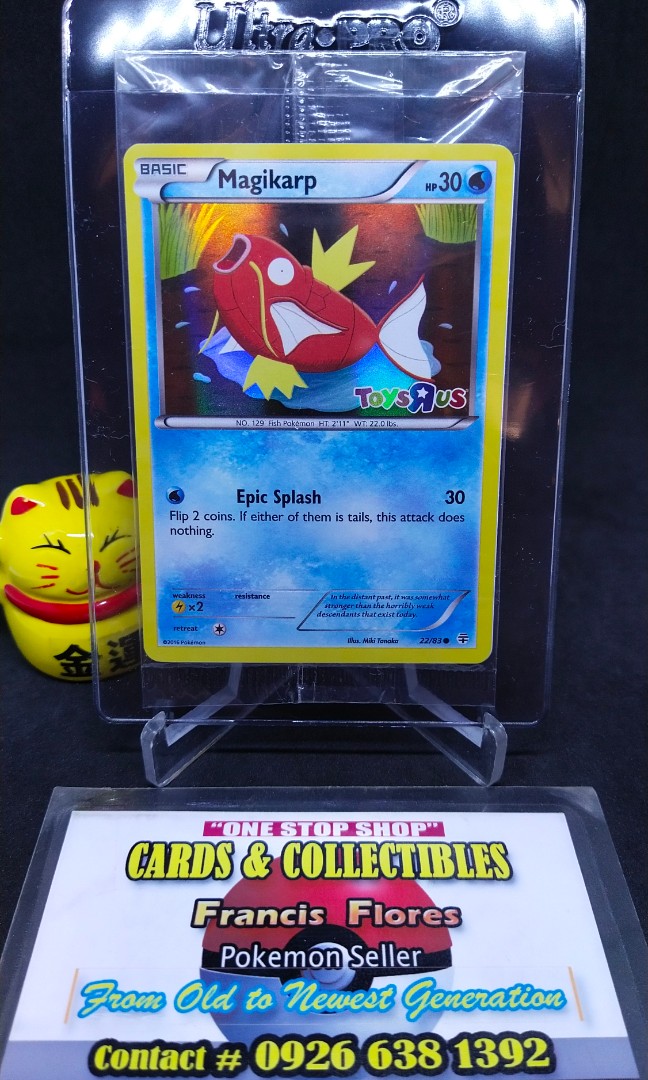 Pokemon Card - MAGIKARP #22 - HOLO (GENERATIONS: TOYS R US) YEAR 2016 ...