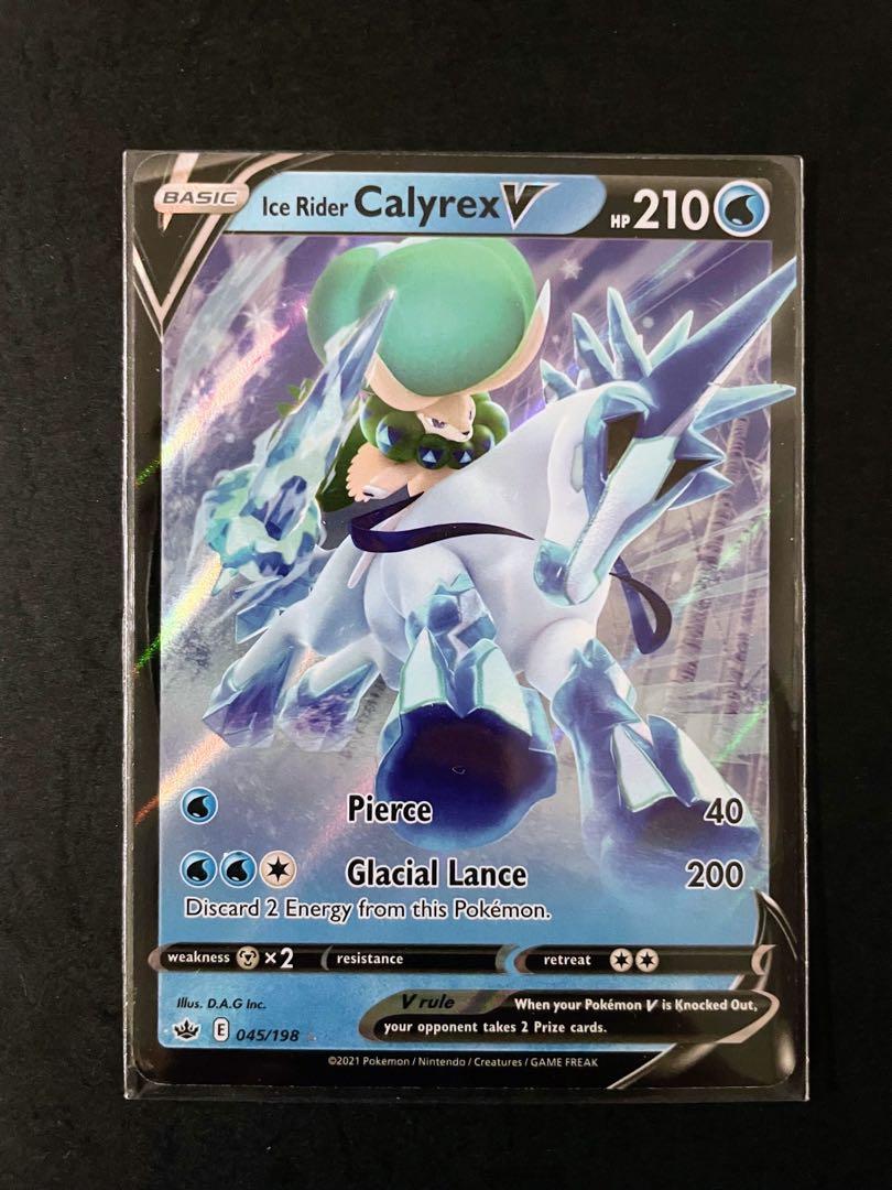 Pokemon Ice Rider Calyrex V Chilling Reign 045/198, Hobbies & Toys ...