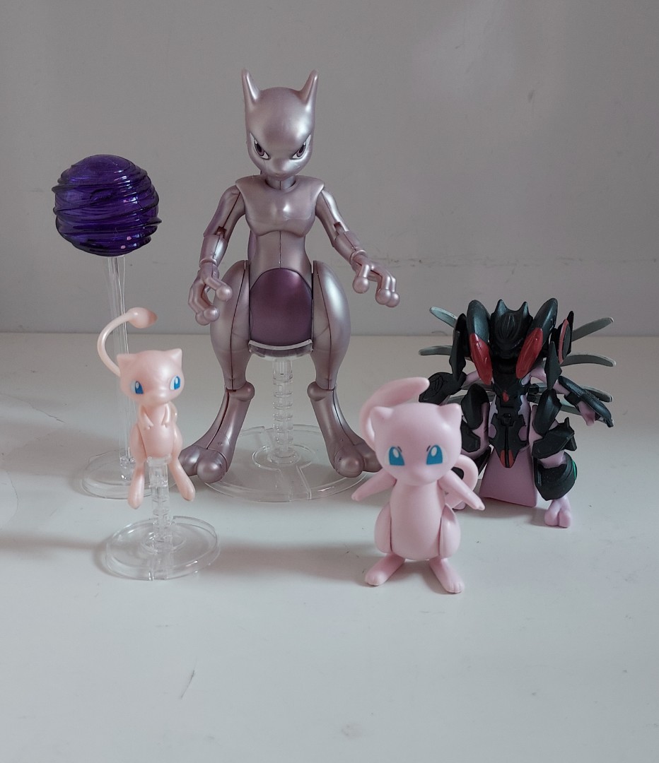 Pokemon mewtwo mew capsule gachapon gashapon toys bundle, Hobbies ...