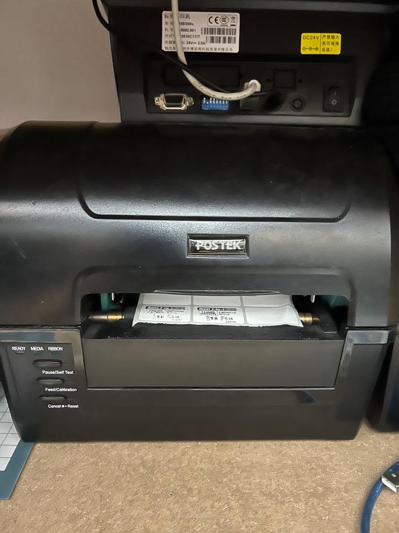 Postek Label Printer (last set), Computers & Tech, Printers, Scanners ...