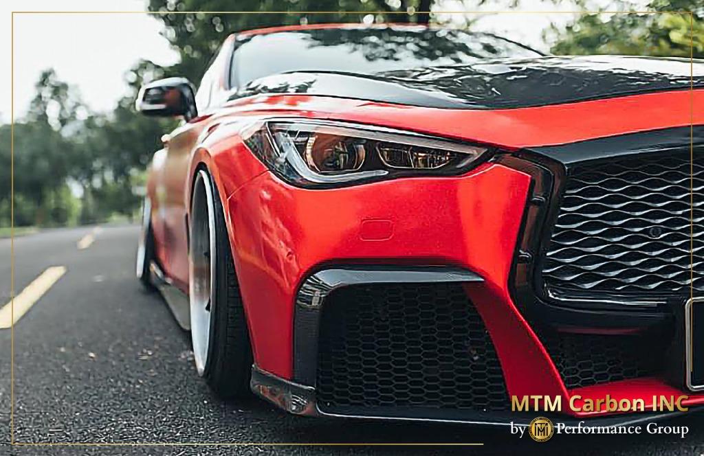 (Preorder) Infiniti Q50 Body Kit and Carbon Fiber Bonnet, Car ...