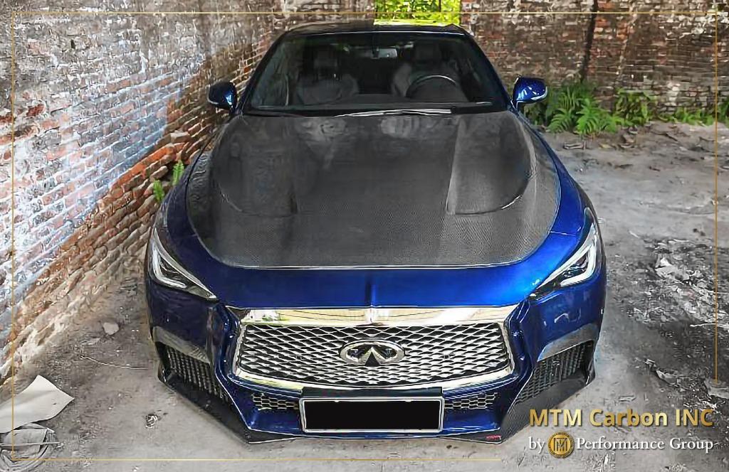 (Preorder) Infiniti Q50 Body Kit and Carbon Fiber Bonnet, Car ...