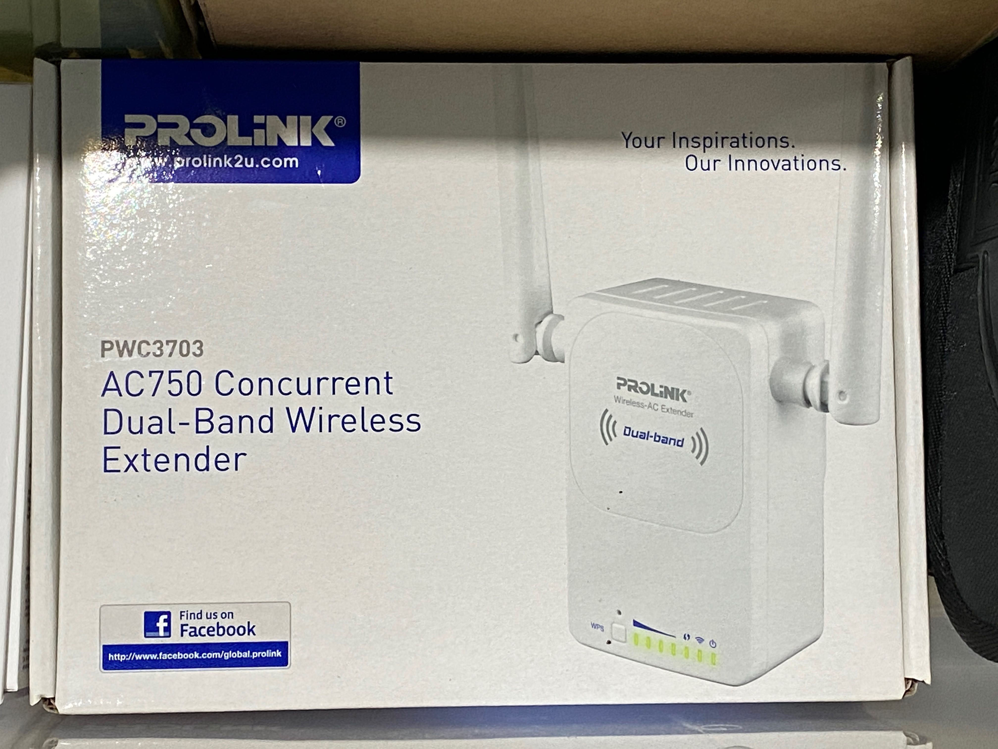 ProLink dual-band wireless extender, TV & Home Appliances, TV ...
