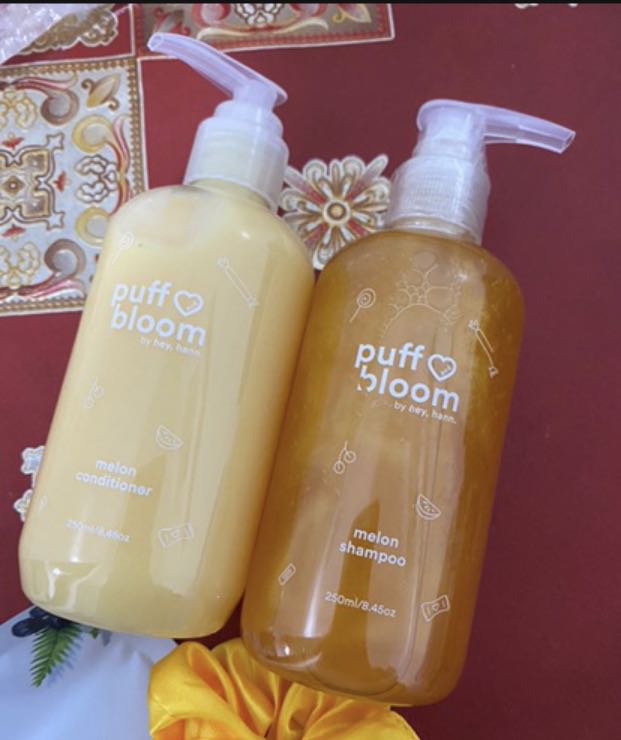 Puff & Bloom Shampoo and Conditioner Melon, Beauty & Personal Care ...