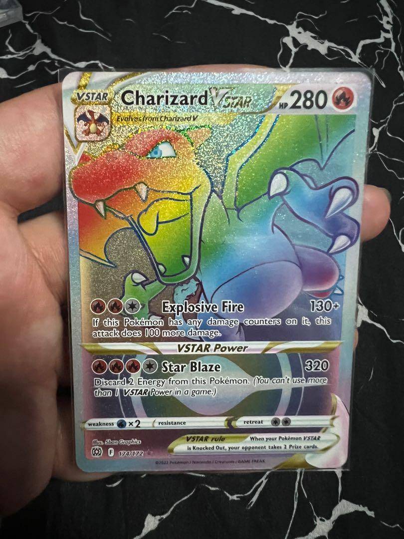 Rainbow Charizard brilliant stars, Hobbies & Toys, Toys & Games on ...