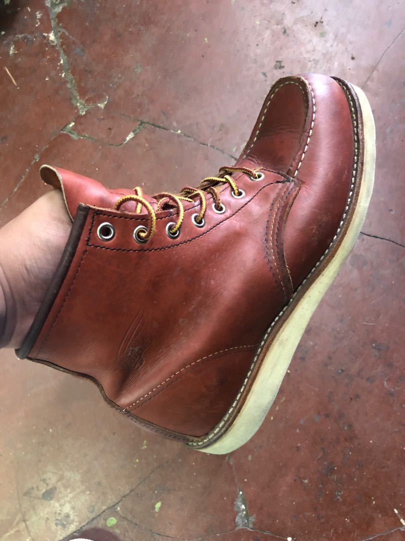 Red Wing 8131 Classic Moc Toe Oro Russet Portage Leather Boots(9E US ...