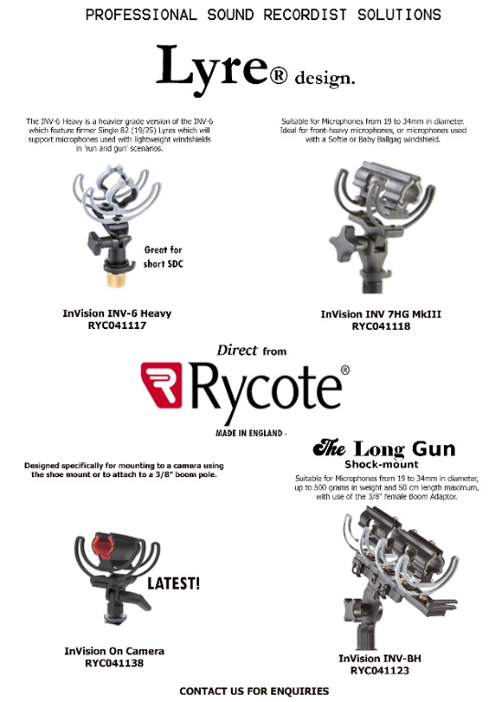 RYCOTE InVision INV-6 Heavy Microphone shock-mount, Audio, Portable Audio Accessories on Carousell
